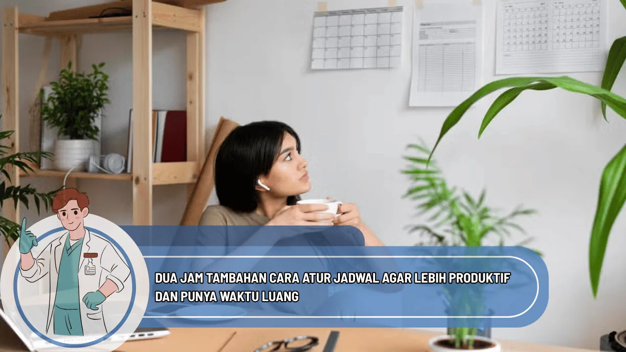 Dua Jam Tambahan Cara Atur Jadwal Agar Lebih Produktif dan Punya Waktu ...